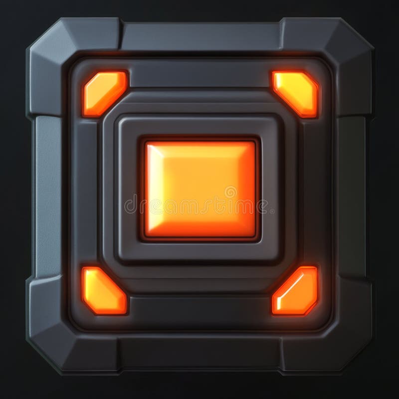 Cutting-Edge Control Unit with Bright Buttons and a Visual Display ...