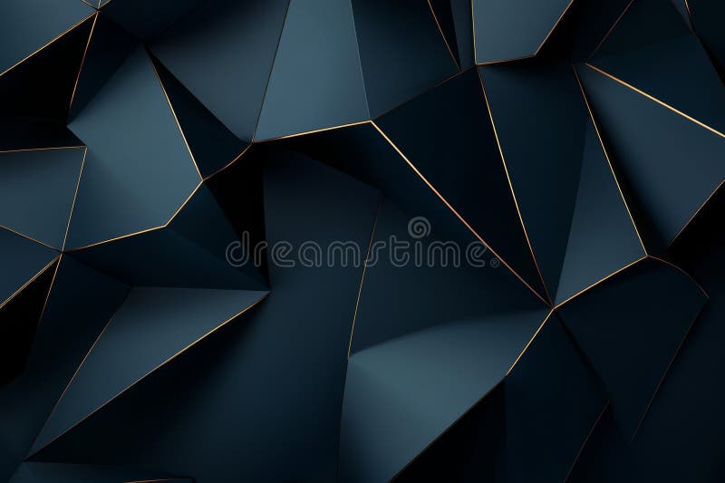 A Cutting-edge 3D Abstract Background Adorned with Blue Geometric Forms ...