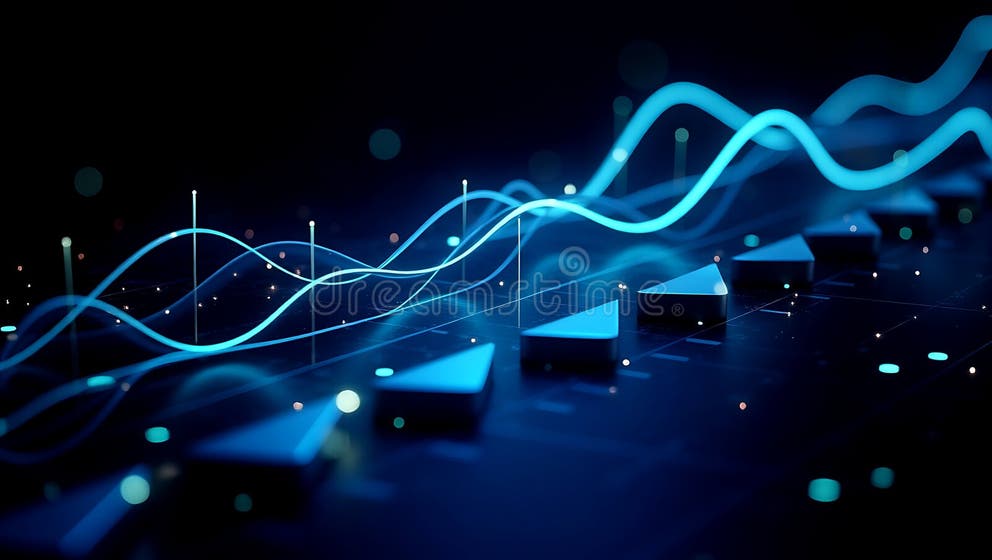 Futuristic High-Contrast 3D Graph Visualizer with Glowing Data Nodes ...