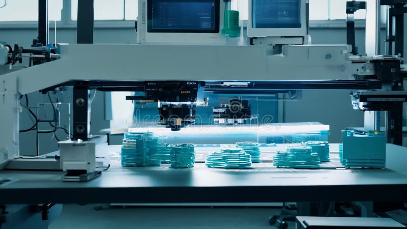 Advanced 3D Printing Technology in Action at a Modern Manufacturing ...