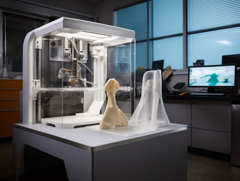 Advancements in 3D Printing for Medical Applications Stock Illustration ...