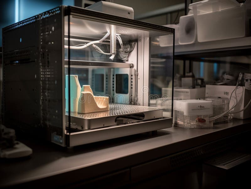 Advancements in 3D Printing for Medical Applications Stock Illustration ...