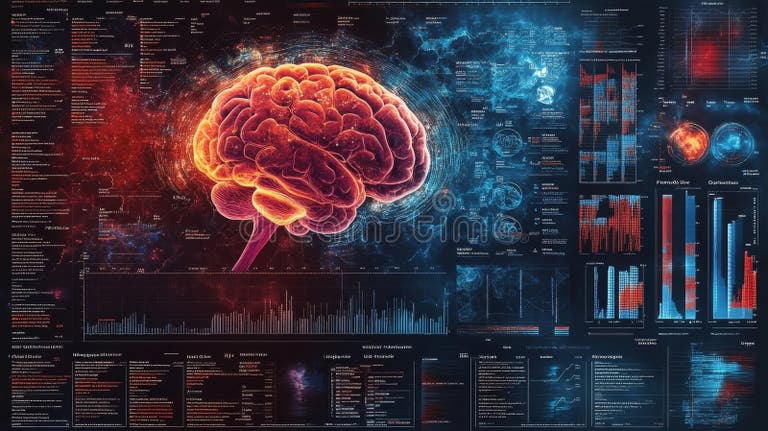 A Cutting-Edge Data Infographic on Brain Activity and Cognitive ...