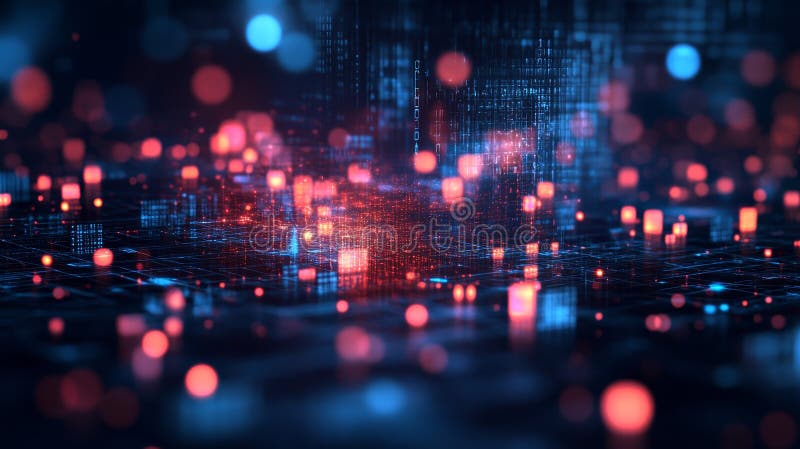 A Cutting-edge Data Matrix Simulation UI Displays Interconnected ...