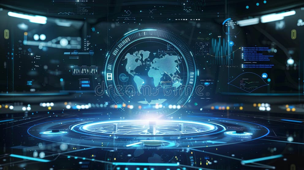 Cutting-edge Digital Holographic Display Showcasing Scientific Data and ...