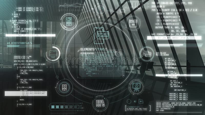 Cutting-edge Digital Infographic Presentation in Contemporary Workspace ...