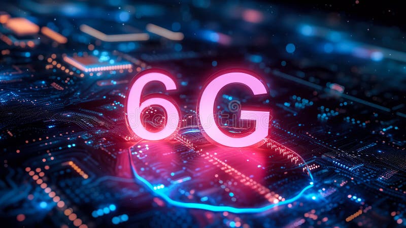 Cutting-Edge 6G Network Microchip on an Electronic Board Demonstrating ...