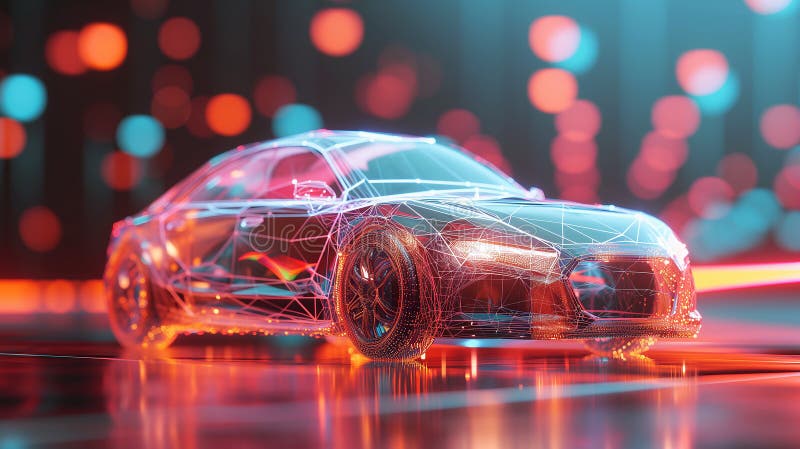 Cutting-edge Holographic Display for Architecting Future Machines Stock ... Cutting-edge Holographic Display for Architecting Future Machines Stock ...