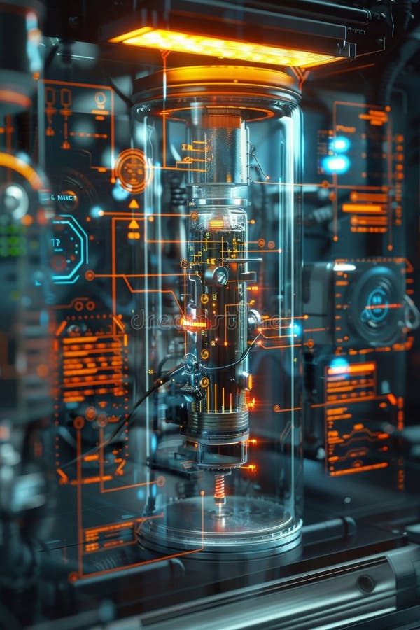 Cutting-edge Hydrogen Fuel Cell Technology Display Showcasing Clean ...