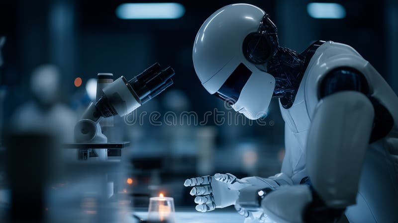 Robotics Engineer Programs Advanced Humanoid Robot with AI Using ...