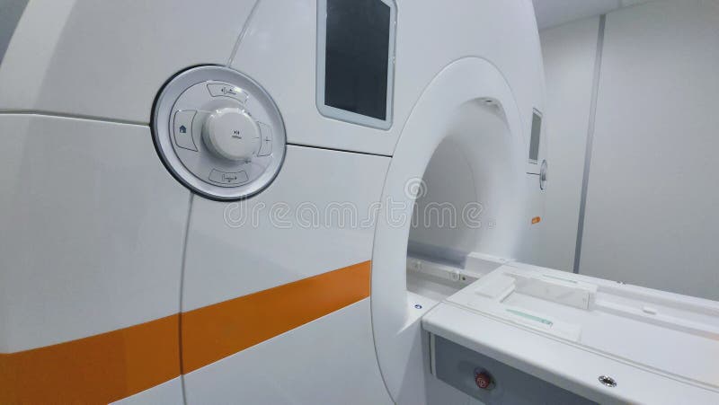 Medical CT, MRI, or PET Scan Machine Positioned in a Modern Hospital ...