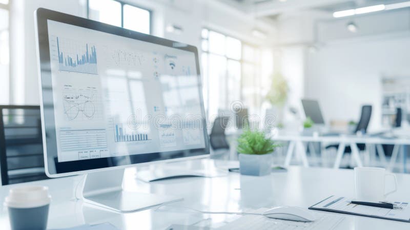 Cutting-edge Office Setup with Touch Screens and Smart Boards for ...