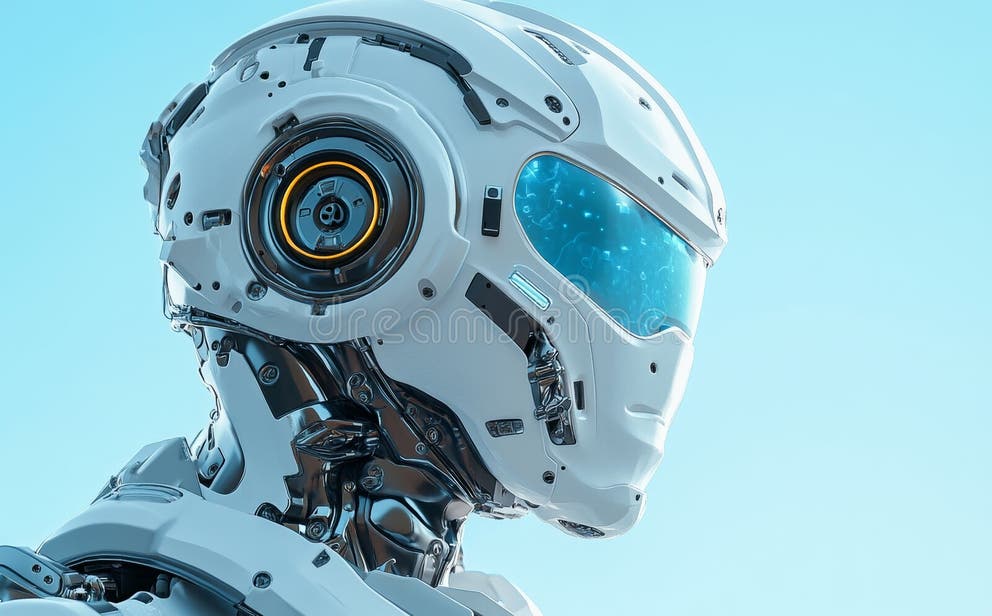 A Cutting-edge Robot with a Streamlined Design and a Visor-like Face ...