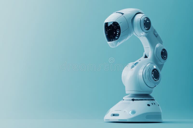 Innovative Robotic Arm on Display in a Modern Exhibition Showcasing ...