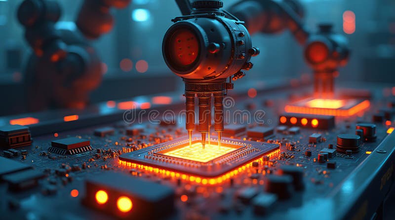 Advanced Robotic Assembly of Semiconductors in High-Tech Manufacturing ...