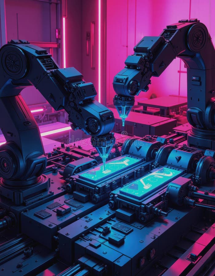 Next-generation Robotic Assembly System with Advanced Dexterity and Precision Stock Image ...