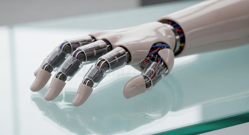 Advanced Prosthetic Robotic Hand with Transparent Mechanical Joints and ...