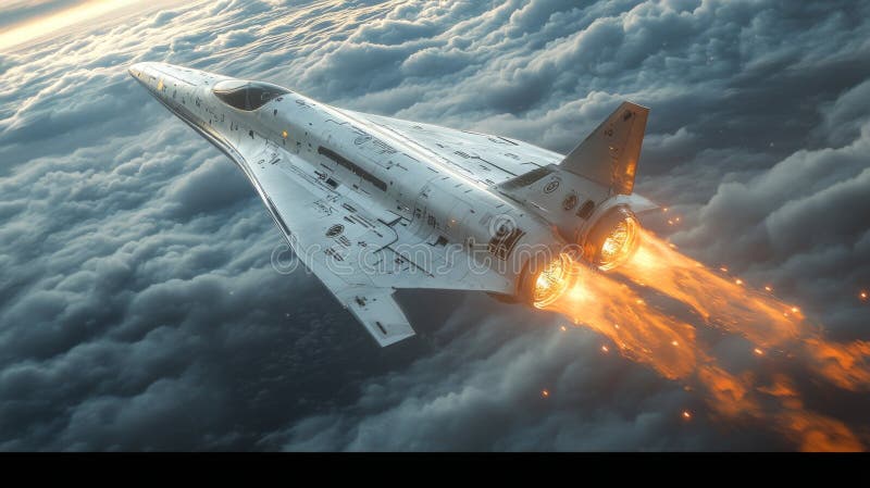 Rocket Launches into the Sky, Showcasing Advanced Hypersonic Propulsion ...