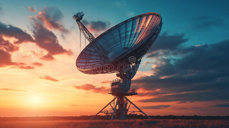 Cutting-edge Satellite Dish for Professional Communication Services ...