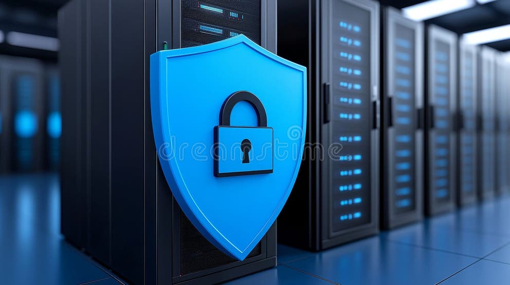 A Cutting-edge Server Rack Equipped with a Security Shield ...