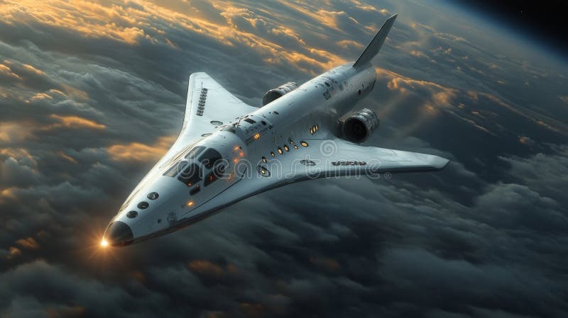 Innovative Spaceplane Engages in a Hypersonic Airlaunch at Twilight ...