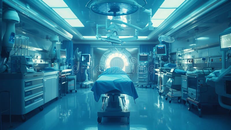 Cutting-edge Surgical Technology in a Modern Operating Room Setting ...