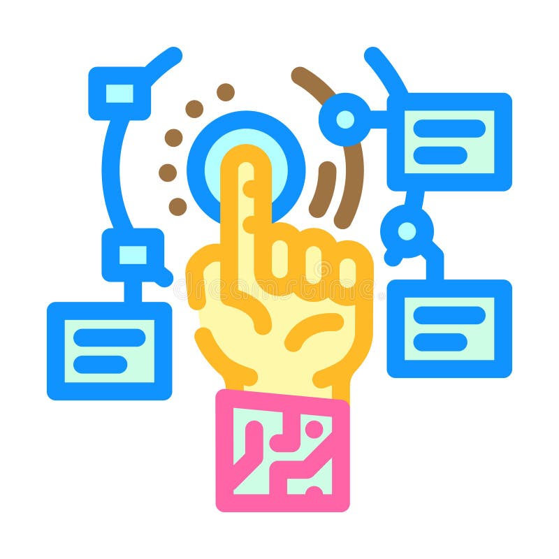 Cutting Edge Technology Tech Enthusiast Color Icon Vector Illustration ...