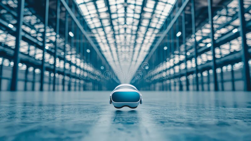 Cutting-Edge VR Technology in Today S Warehouse Operations Stock Image ...