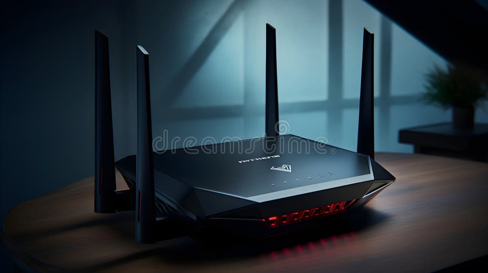 Cutting-edge Wi-Fi 6 Router with Advanced Security Features Stock ...