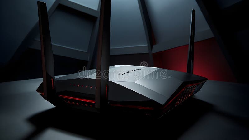 Cutting-edge Wi-Fi 6 Router with Advanced Security Features Stock ...
