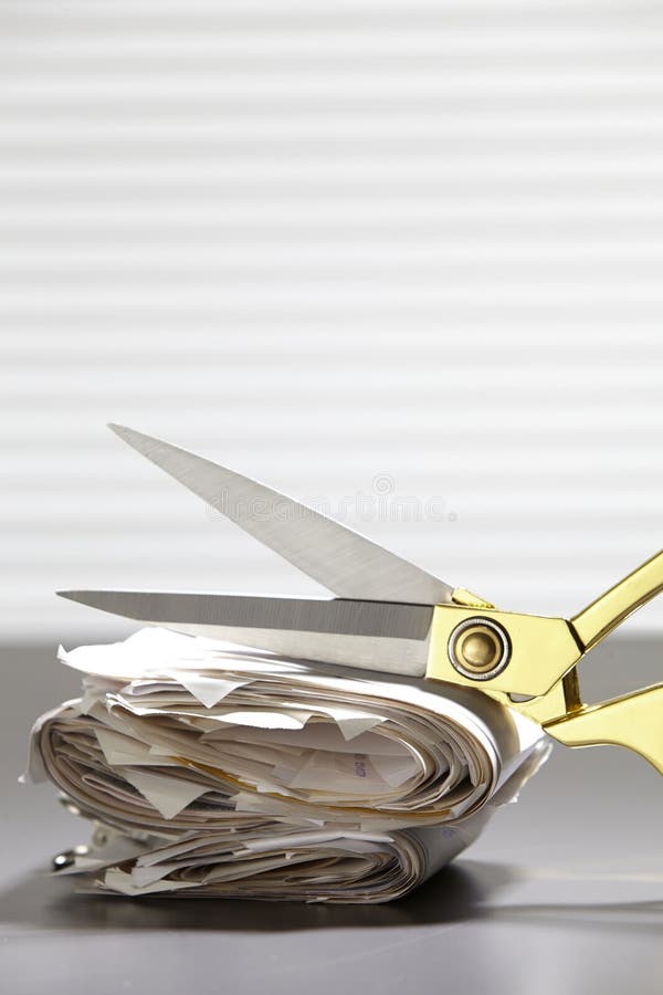 Cutting expense stock image. Image of economic, financial - 48625925