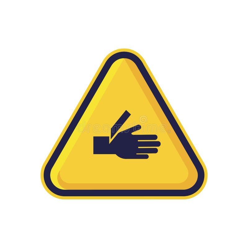 Triangle Warning Symbol stock vector. Illustration of privacy - 161479627