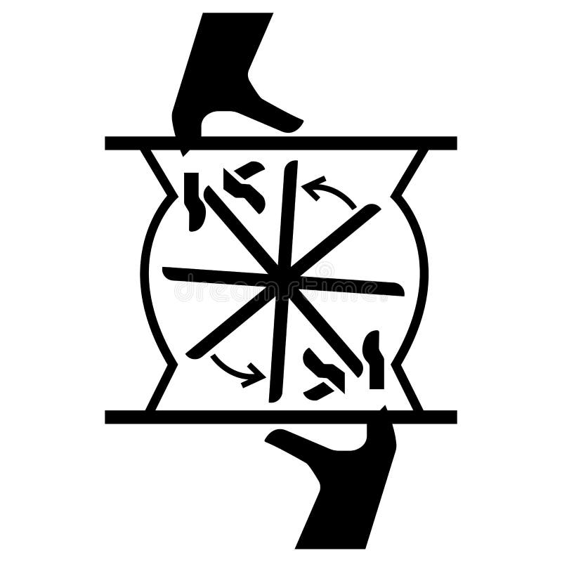 Cutting of Fingers Rotating Blade Symbol Sign, Vector Illustration ...