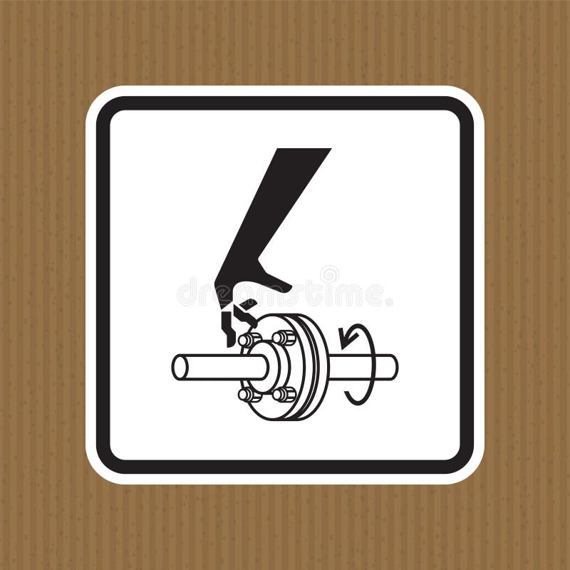 Rotating Shaft Symbol Sign, Vector Illustration, Isolate on White ...