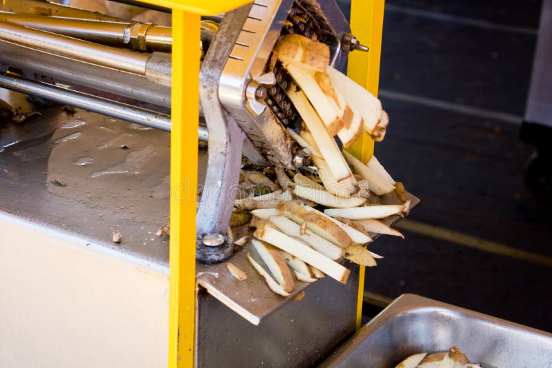 Cutting French Fries stock photo. Image of fresh, fries - 21931786