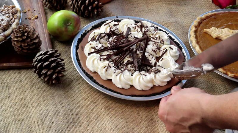 Fresh Baked Yellow Bread or Pie in Black Round Frying Pan Rotating ...