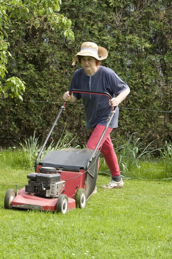 Cutting grass stock photo. Image of outdoors, occupation - 9268728