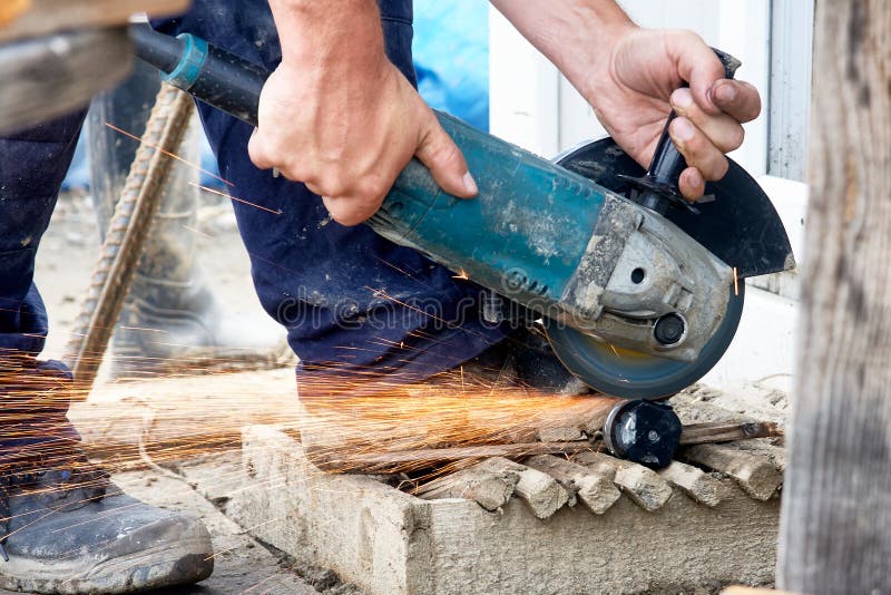 Cutting grinder stock image. Image of angle, industrial - 76799063