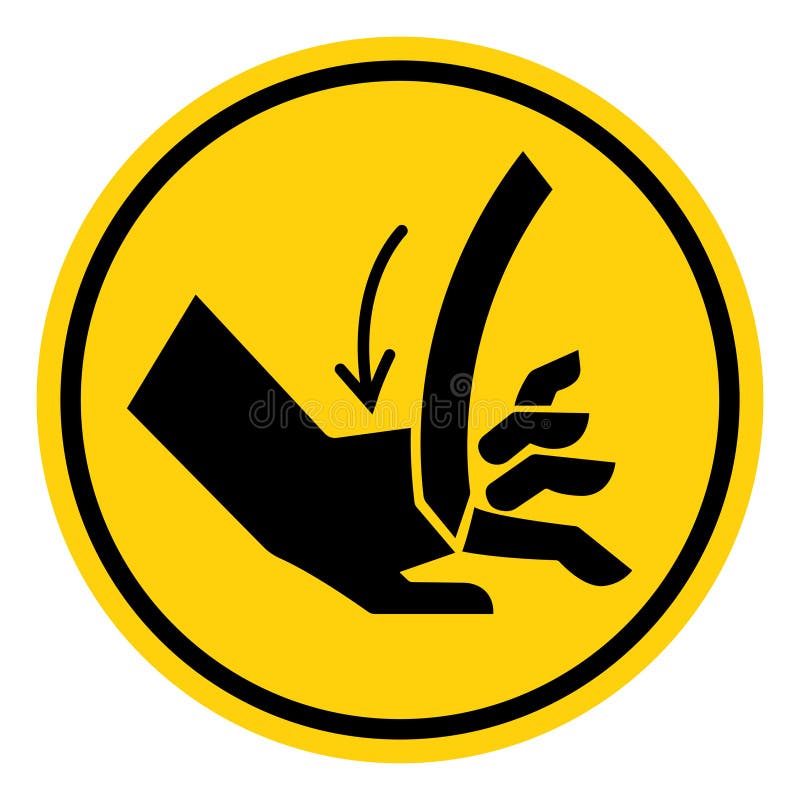 Cutting of Hand Curved Blade Symbol Sign, Vector Illustration, Isolate ...