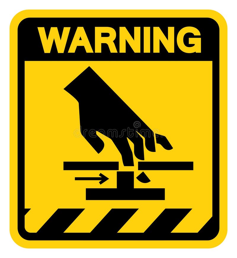Cutting Warning Sign Stock Illustrations – 4,569 Cutting Warning Sign ...