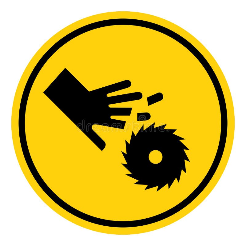 Cutting Hand Symbol Sign, Vector Illustration, Isolate on White ...