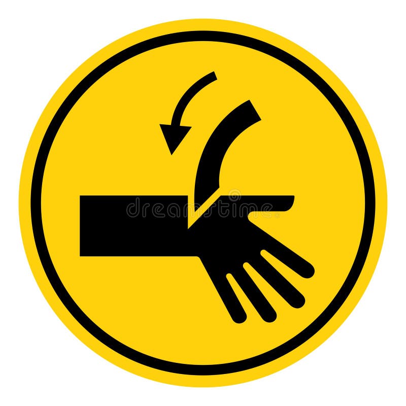 Cutting Hand Symbol Sign, Vector Illustration, Isolate on White ...