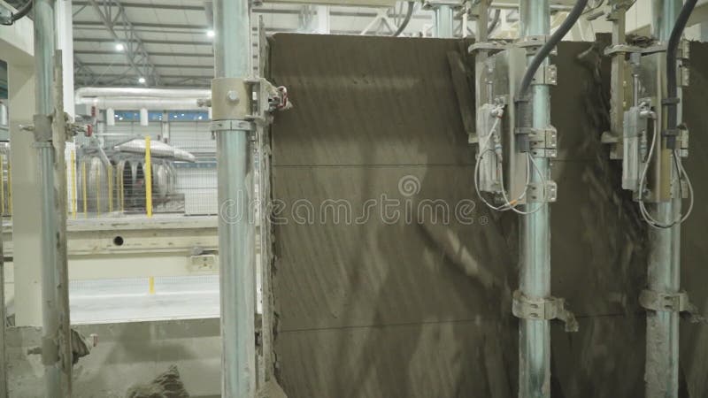 Cutting the Hardened Mixture Stock Video - Video of monolith, block ...