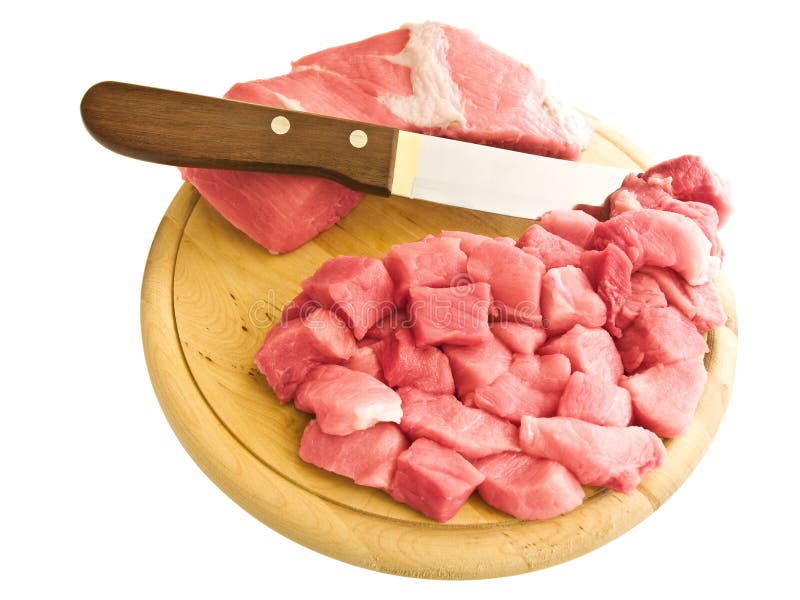 Cutting meat stock image. Image of preparing, fillet - 13535257