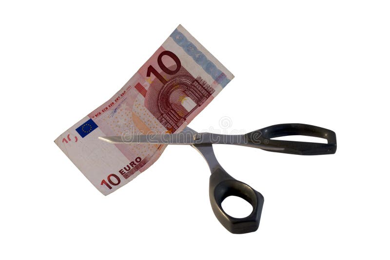 Cutting money stock photo. Image of cutting, money, expenses - 9598944