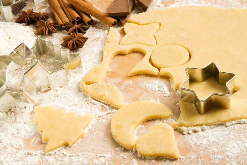 Cutting out cookies stock photo. Image of biscuits, cookie - 17072864