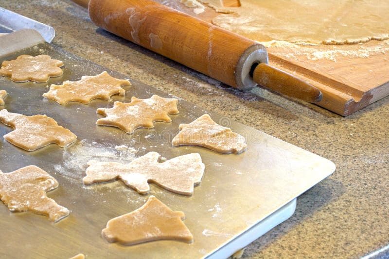 Cutting Out Cookies stock image. Image of kitchen, design - 17621641