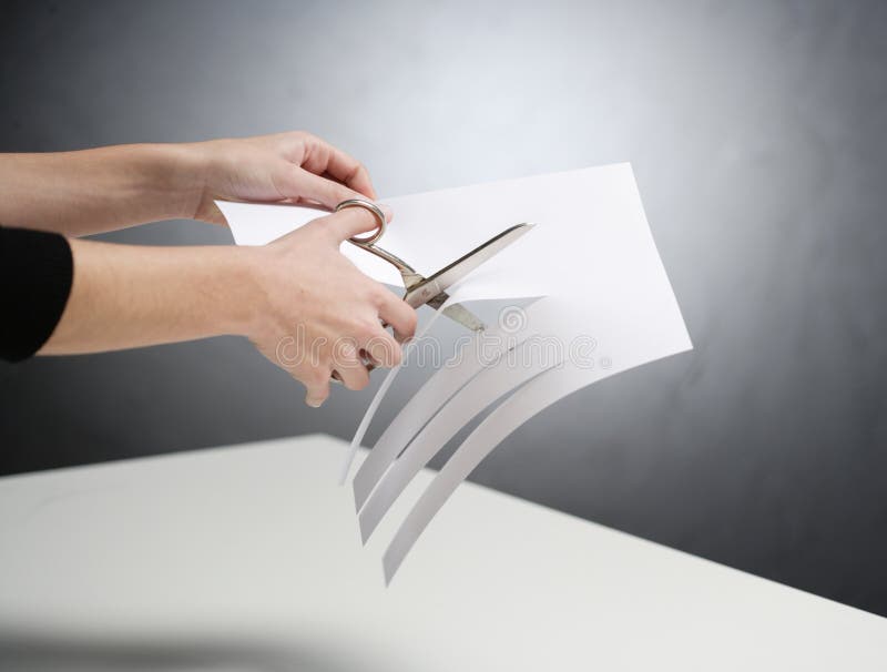 Cutting paper stock photo. Image of handicraft, horizontal - 23771564