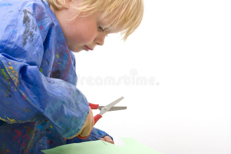 Cutting paper stock photo. Image of single, space, handicrafts - 9362468