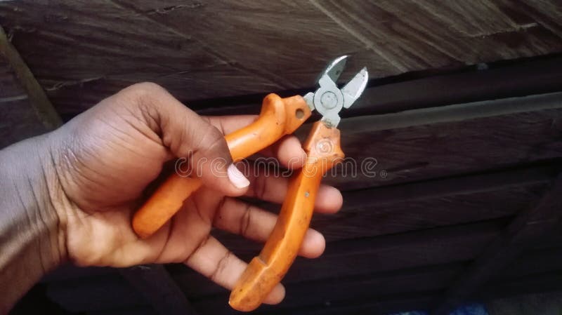 Cutting plier stock image. Image of plier, wires, industry - 272322443